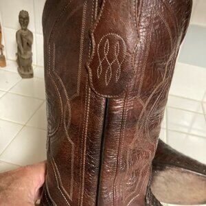 Tony Lama | Shoes | Tony Lama Hornback Lizard Usa Leather Cowboy Boots ...